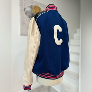 Celine | Jackets & Coats | Celine Homme Logo Woolblend And Leather ...